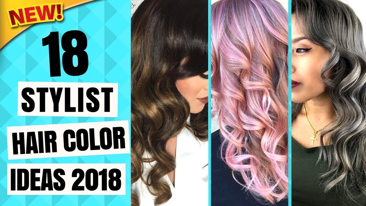 Winter 2018 Hair Color Trends | 18 New Hair Color Ideas - YouTube