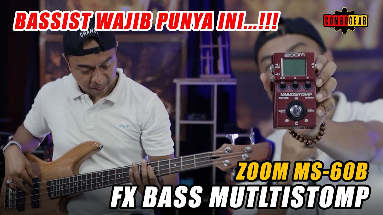 REVIEW FX BASS ZOOM MULTISTOMP MS-60B | COMBOGEAR #3 - YouTube