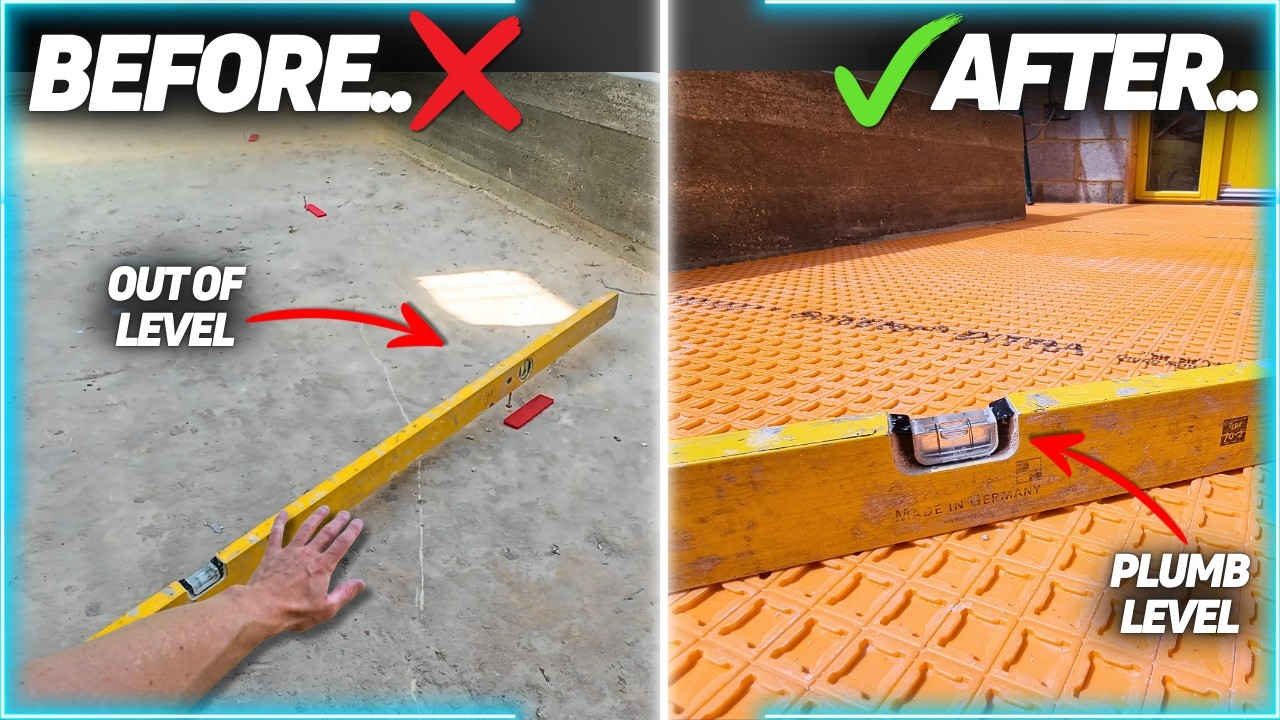 Self Levelling Floor | The Trick I Use That No One Talks About! - YouTube