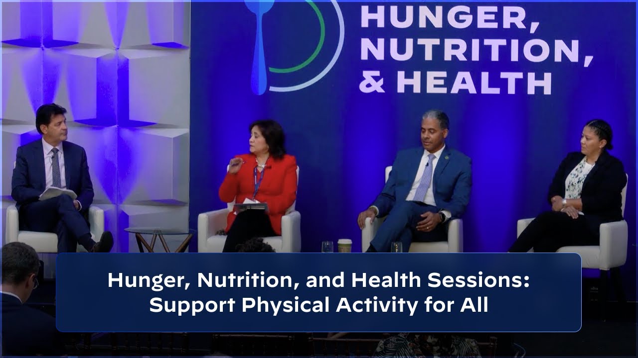 Hunger, Nutrition, and Health Sessions: Support physical activity for ...