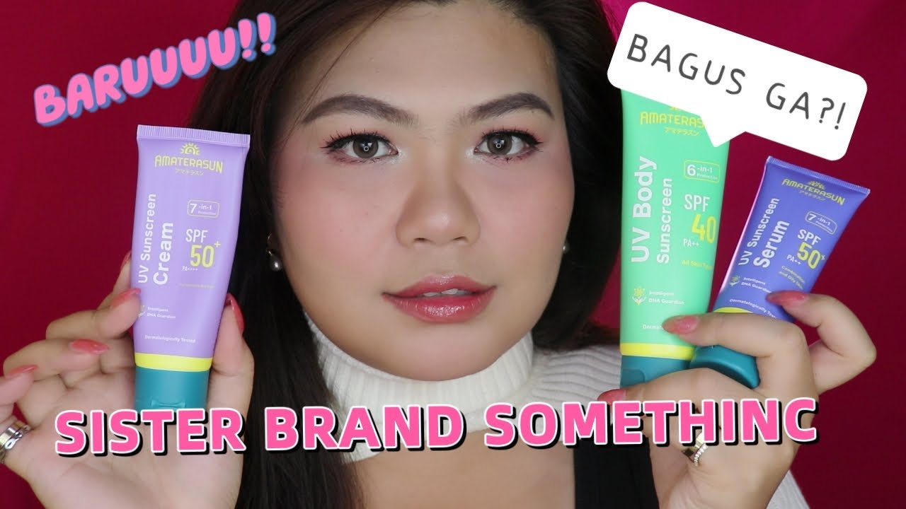 BARU AMATERASUN UV SUNSCREEN SERUM SUNSCREEN CREAM & BODY SUNSCREEN ...