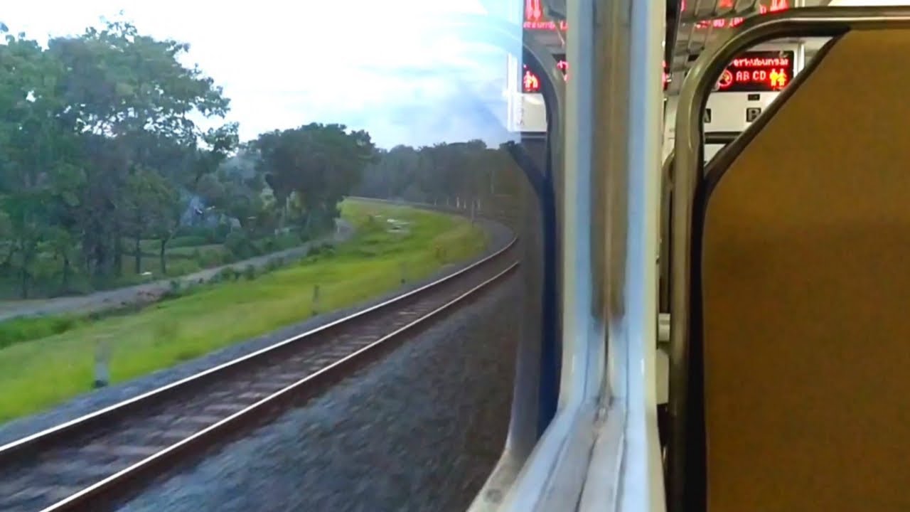 Relaxation, the sound of the train is perfect for relaxing and sleeping ...