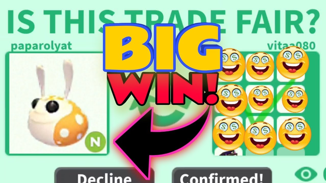 HUGE PROFIT WIN TRADING NEON HOPBOP IN ADOPT ME! #adoptme #neonhopbop ...