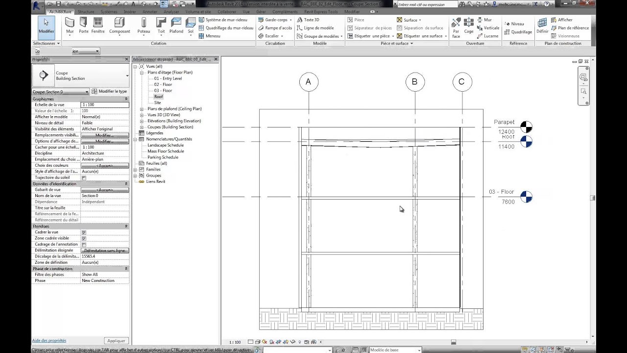 Revit ARC 2014: Ex. 4.5 - YouTube