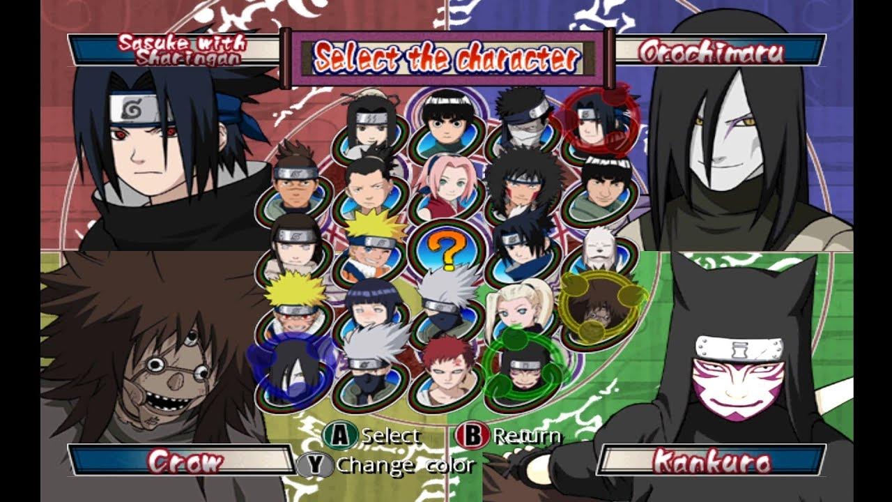 Naruto: Clash of Ninja 2 (GameCube / 2006) LONGPLAY ALL CHARACTERS UNLOCKED 4K HD #1 - YouTube