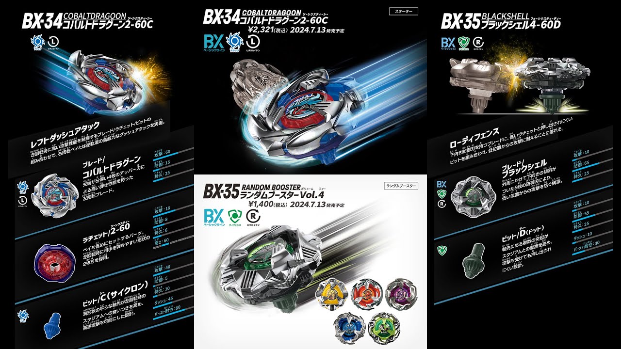Beyblade X Battle Test - BX-34 Cobalt Dragoon 2-60C & BX-35 Black Shell ...