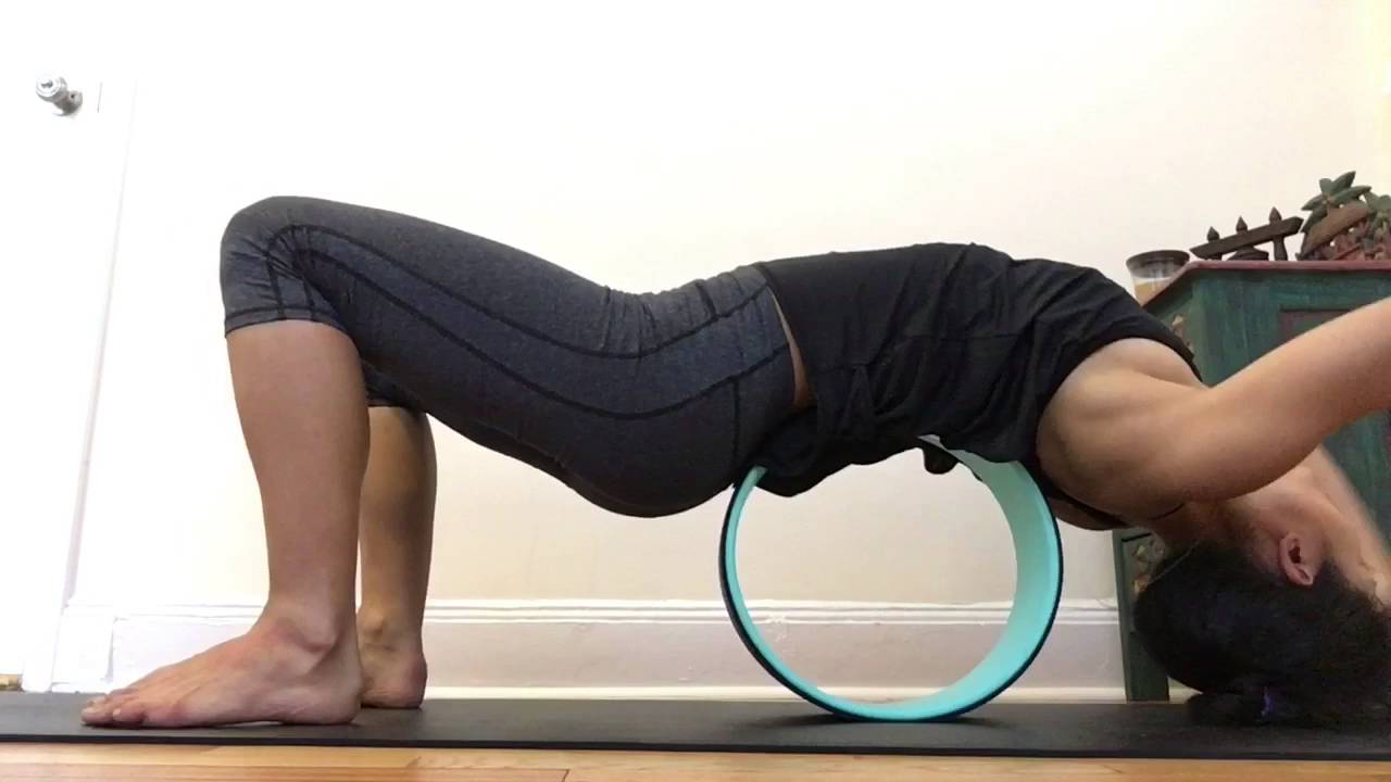 Yoga Wheel - Backbend Preparation - YouTube