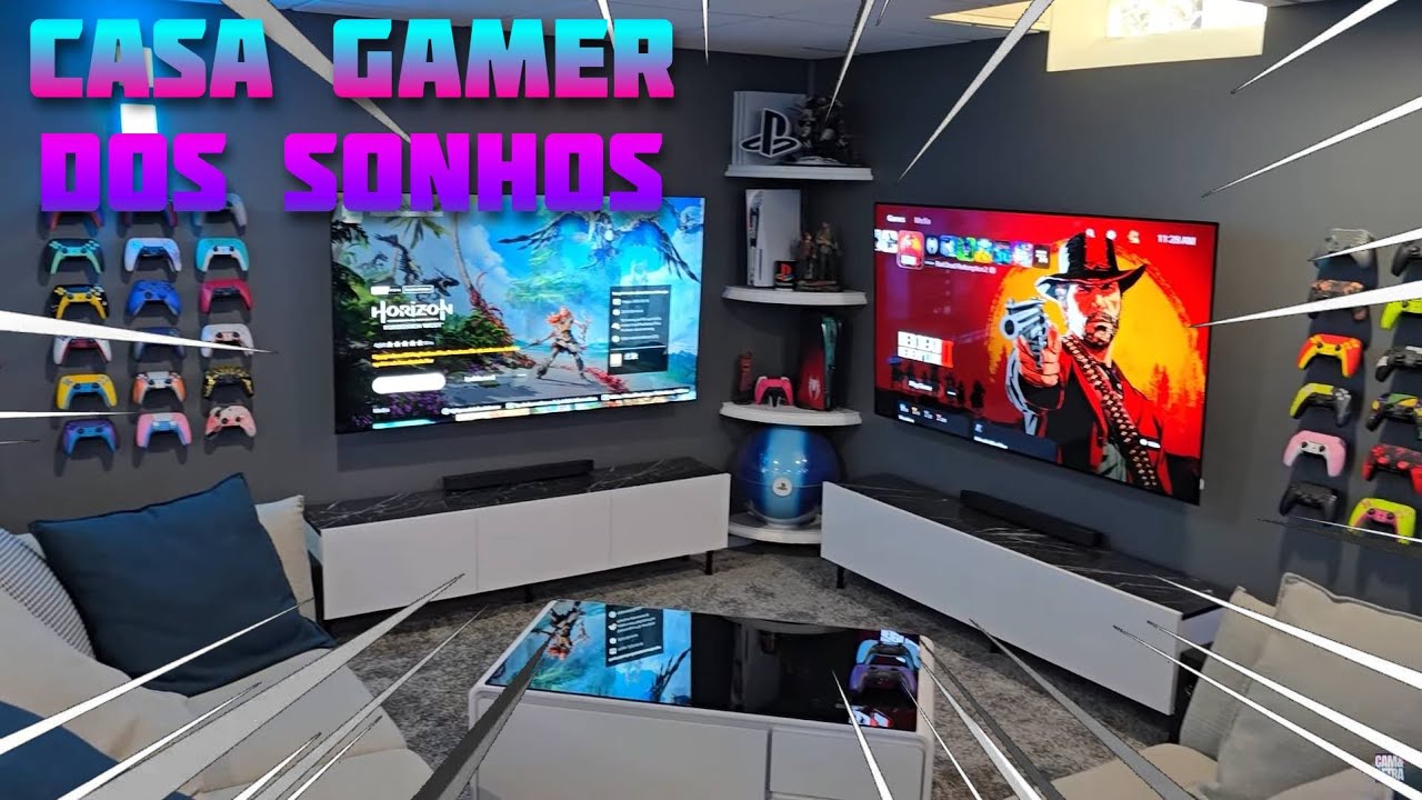 Reagindo a Melhor Casa Gamer do Mundo!!! - YouTube
