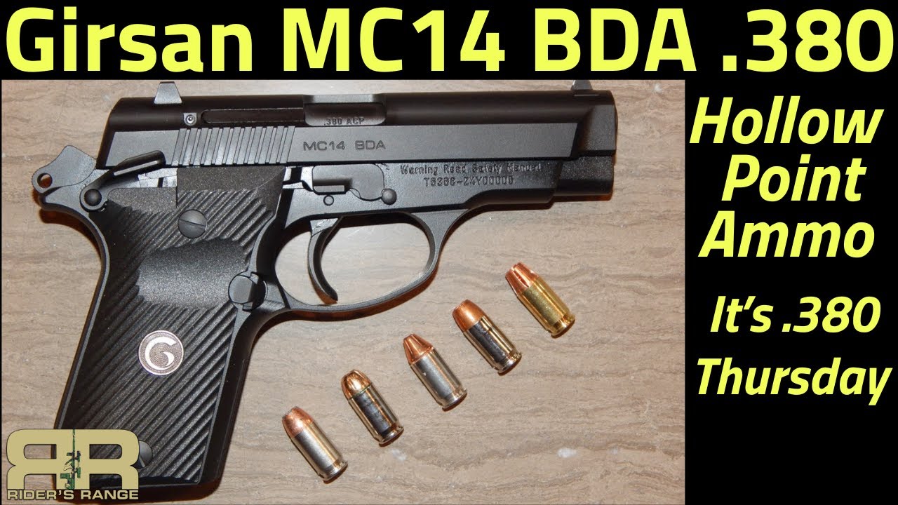 Will the Girsan MC14 BDA Run Defensive Ammo? - YouTube