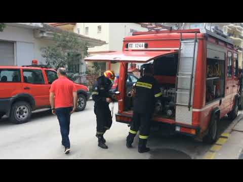 ΦΩΤΙΑ ΣΕ ΠΛΥΝΤΗΡΙΟ ΑΥΤΟΚΙΝΗΤΩΝ ΣΤΗΝ ΠΤΟΛΕΜΑΪΔΑ - YouTube
