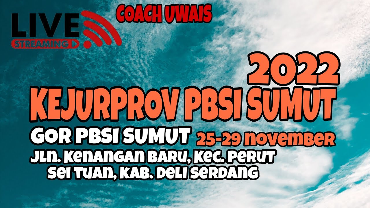 KEJURPROV SUMUT ‼️NIA/HANI VS RAHMA/YOLANDA - YouTube