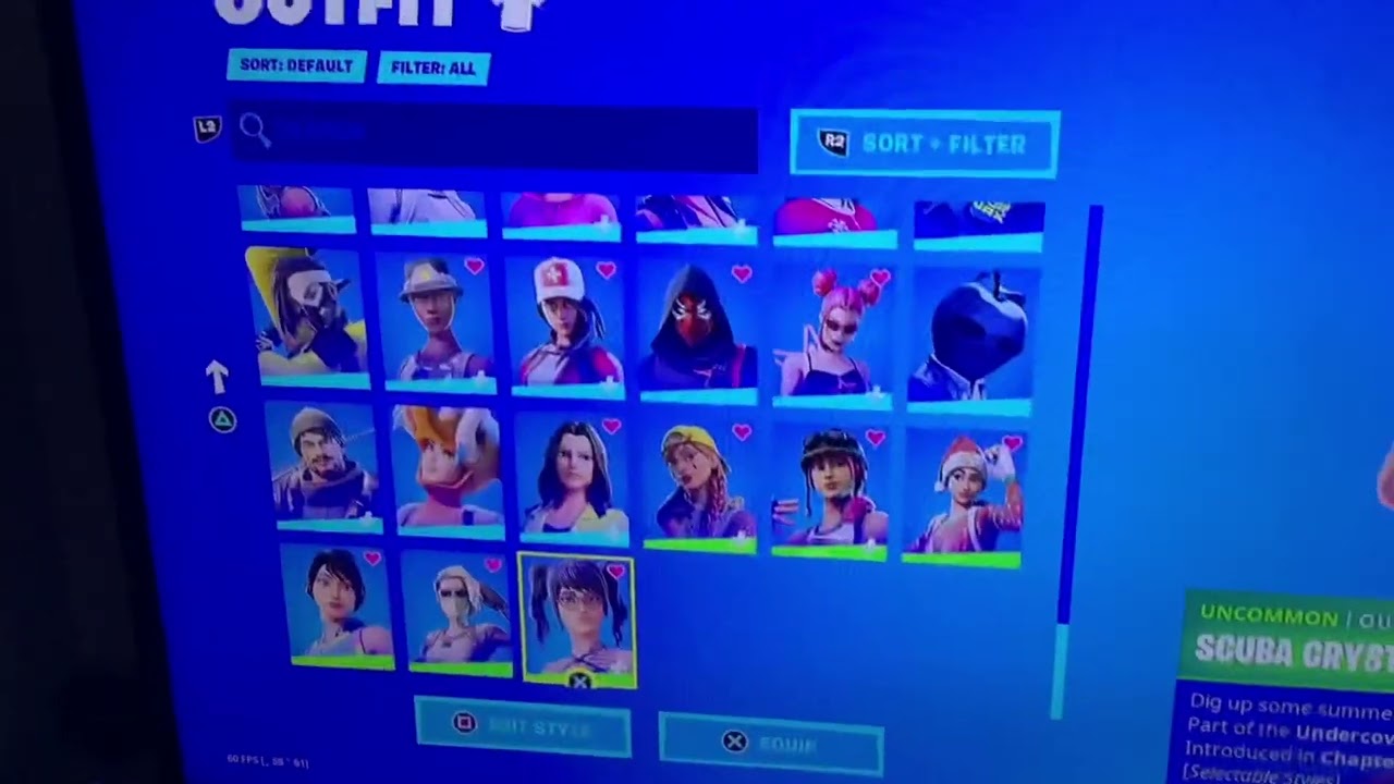 My fortnite locker since chapter 1 season 6 👍 - YouTube