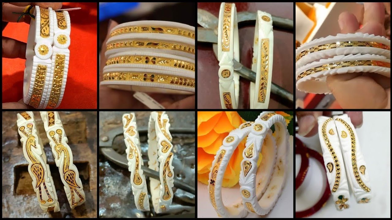 Gold Sakha Badhano | Light Weight Gold Sankha Design | Bengali ...