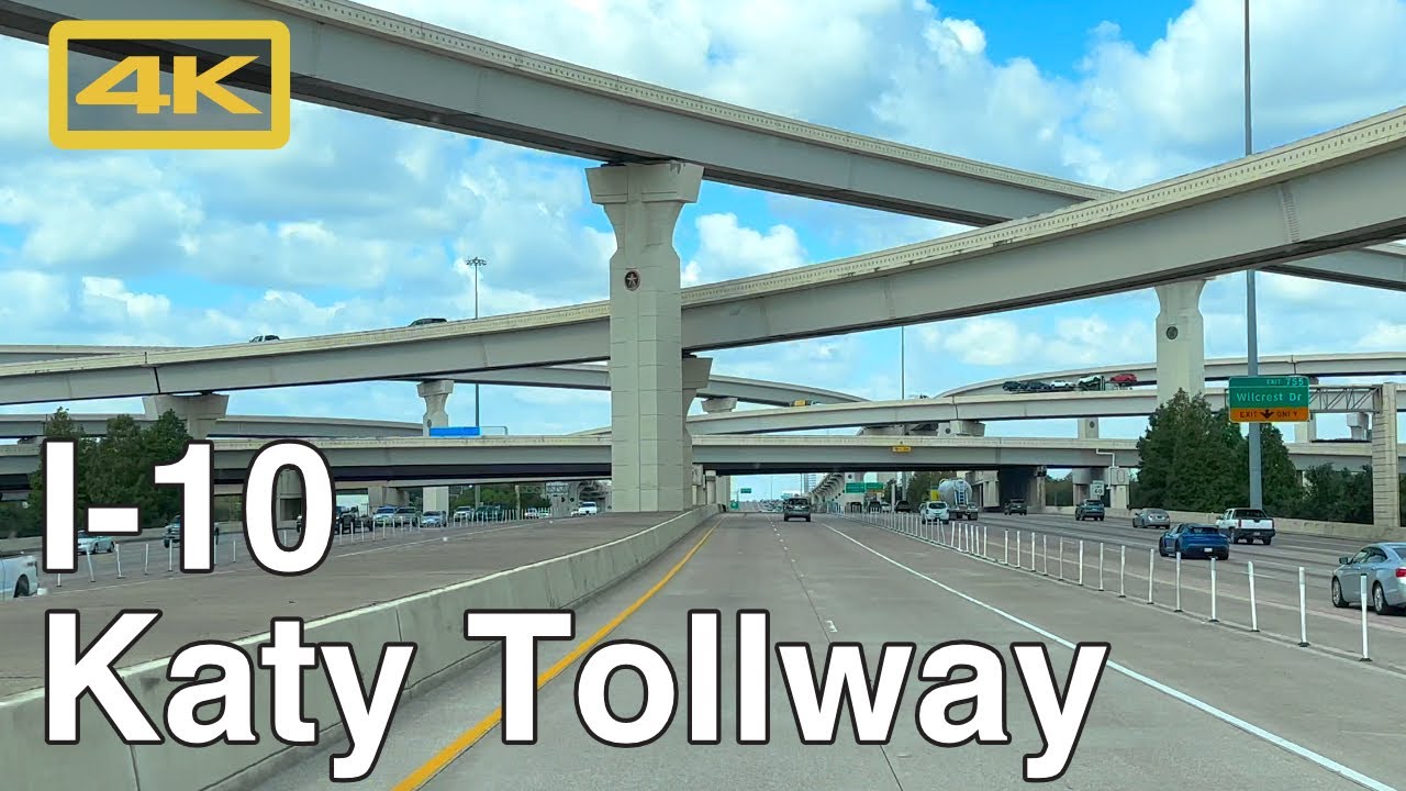 Katy Managed Lanes Tollway, I-10 Katy Freeway, Westbound to Grand ...