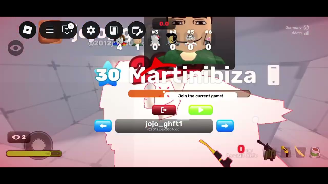 Getting slingshot in rivals - YouTube