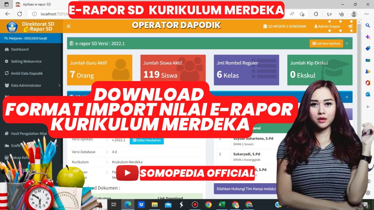 DOWNLOAD FORMAT IMPORT NILAI E RAPOR KURIKULUM MERDEKA - YouTube