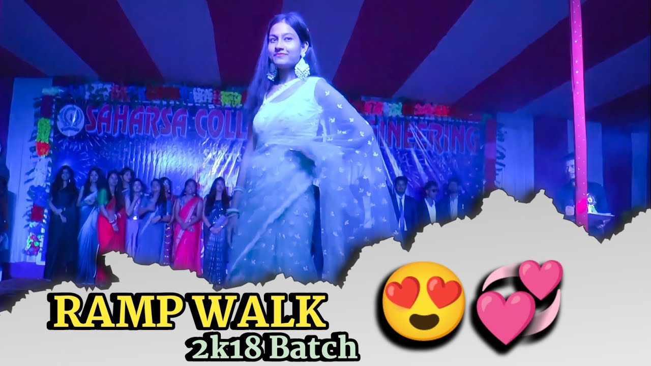 Ramp Walk { Round -1} | Saharsa College Of Engineering Farewell Party ...