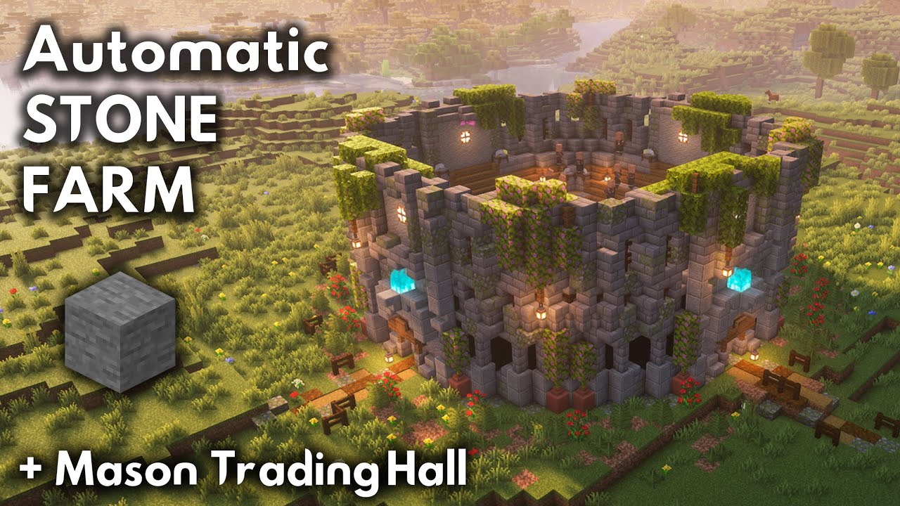 Minecraft STONE FARM Tutorial [1.21] - MINECRAFT TUTORIAL - YouTube