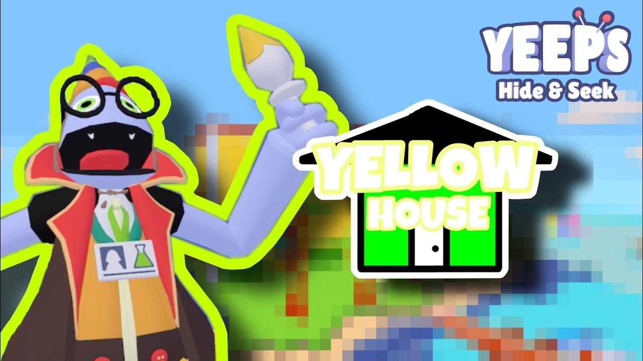 I BUILT YELLOW HOUSE IN YEEPS HIDE AND SEEK! - YouTube