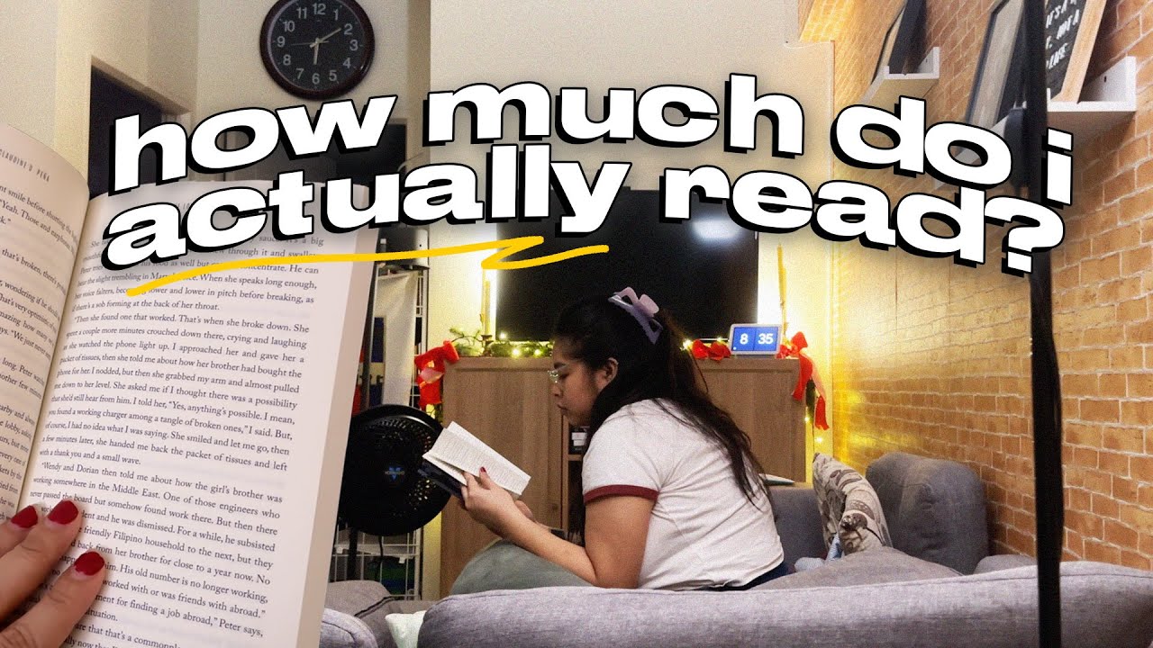realistic week of reading vlog 👀 how much do i actually read in a ...