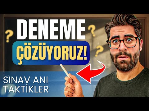 Beraber TYT Türkçe Denemesi Çözüyoruz😍Denemede Nelere Dikkat Etmelisin?