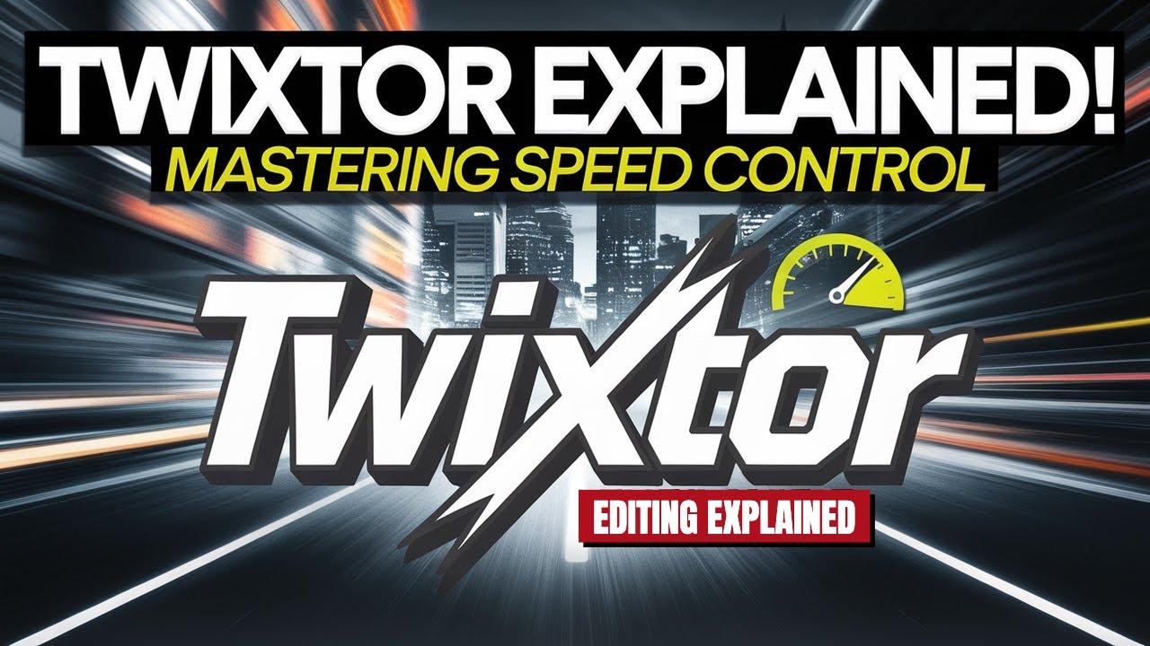 Twixtor Explained: Mastering Speed Control in Video Editing! - YouTube