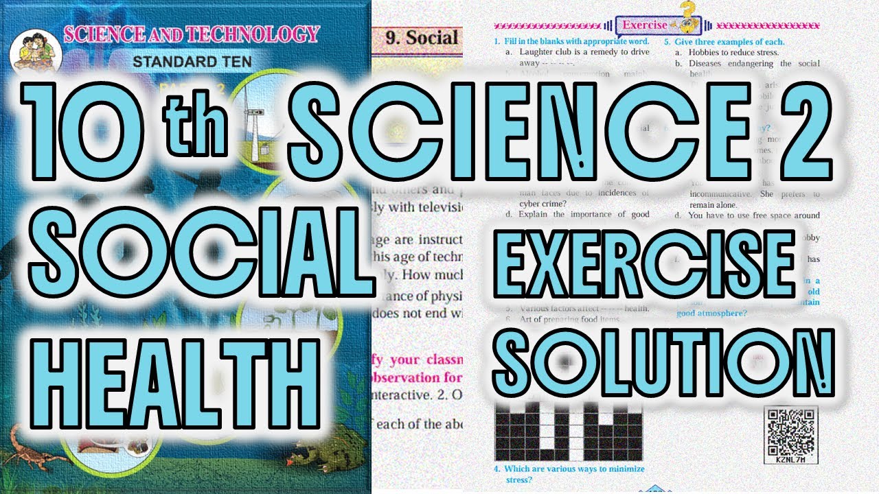 Class 10 Science 2 Chapter 9 Social health Exercise Solutions ...