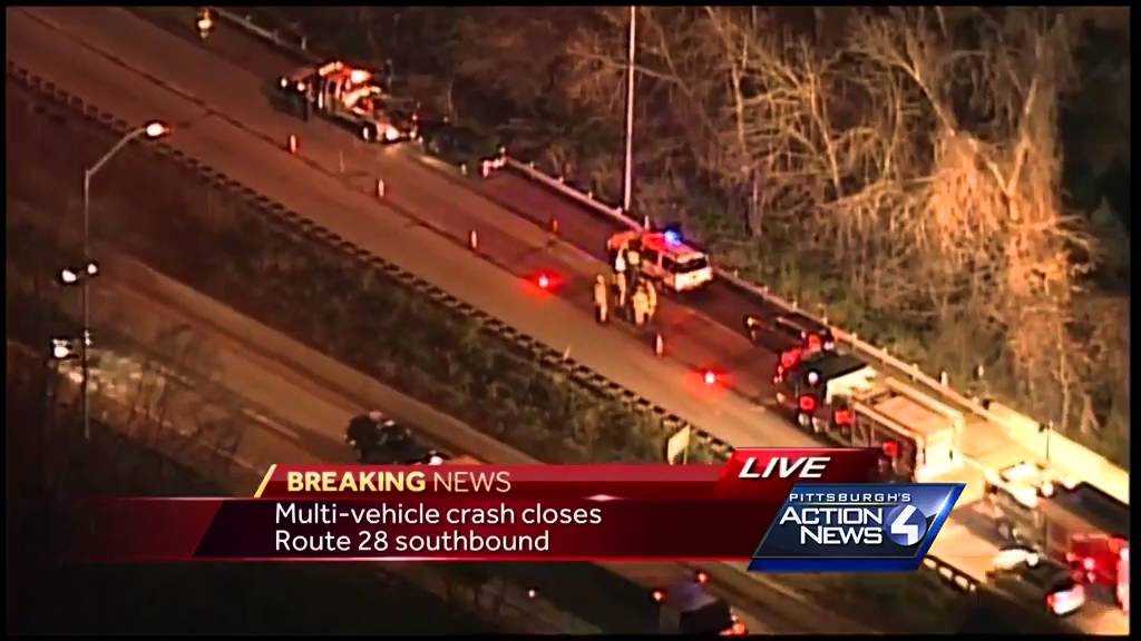 Crash Closes Route 28 Southbound Youtube