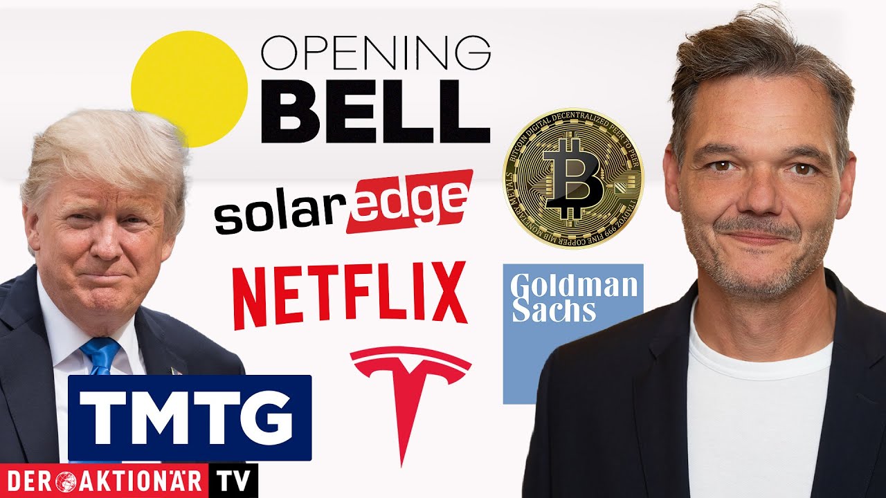 Opening Bell: Goldman Sachs, Bitcoin, Tesla, Netflix, Nike, Trump Media ...