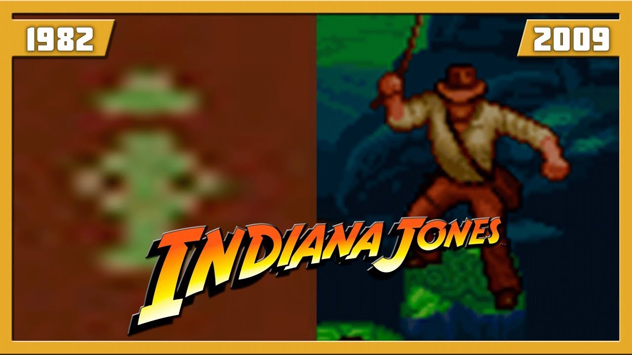 EVOLUTION OF INDIANA JONES GAMES (1982-2009) - YouTube