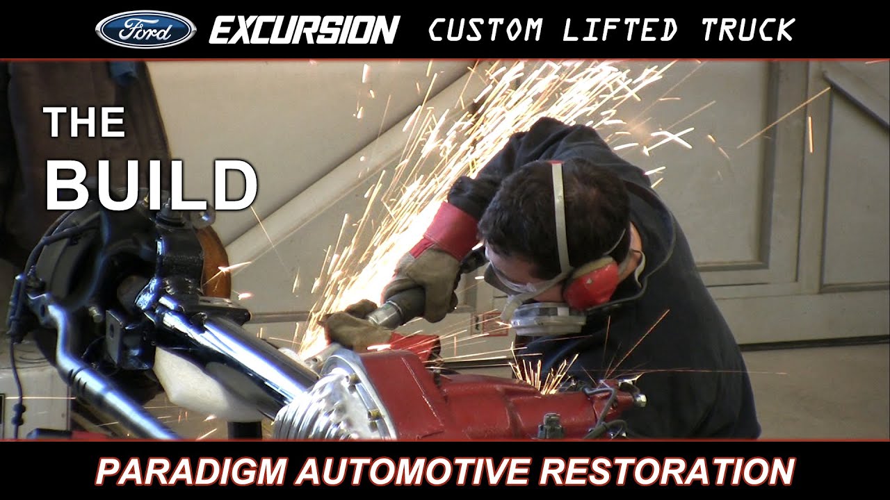 Custom Lifted Ford Excursion - The Build - YouTube
