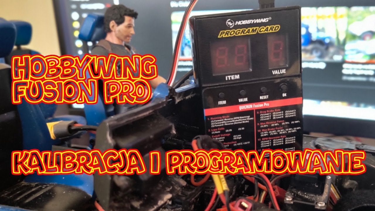 HobbyWing: Fusion PRO - 2300kV - Kalibracja / Programowanie - YouTube