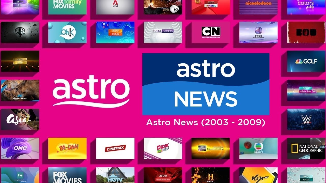 POST PRODUCTION - BRANDING - ASTRO News (2003 - 2009) - YouTube