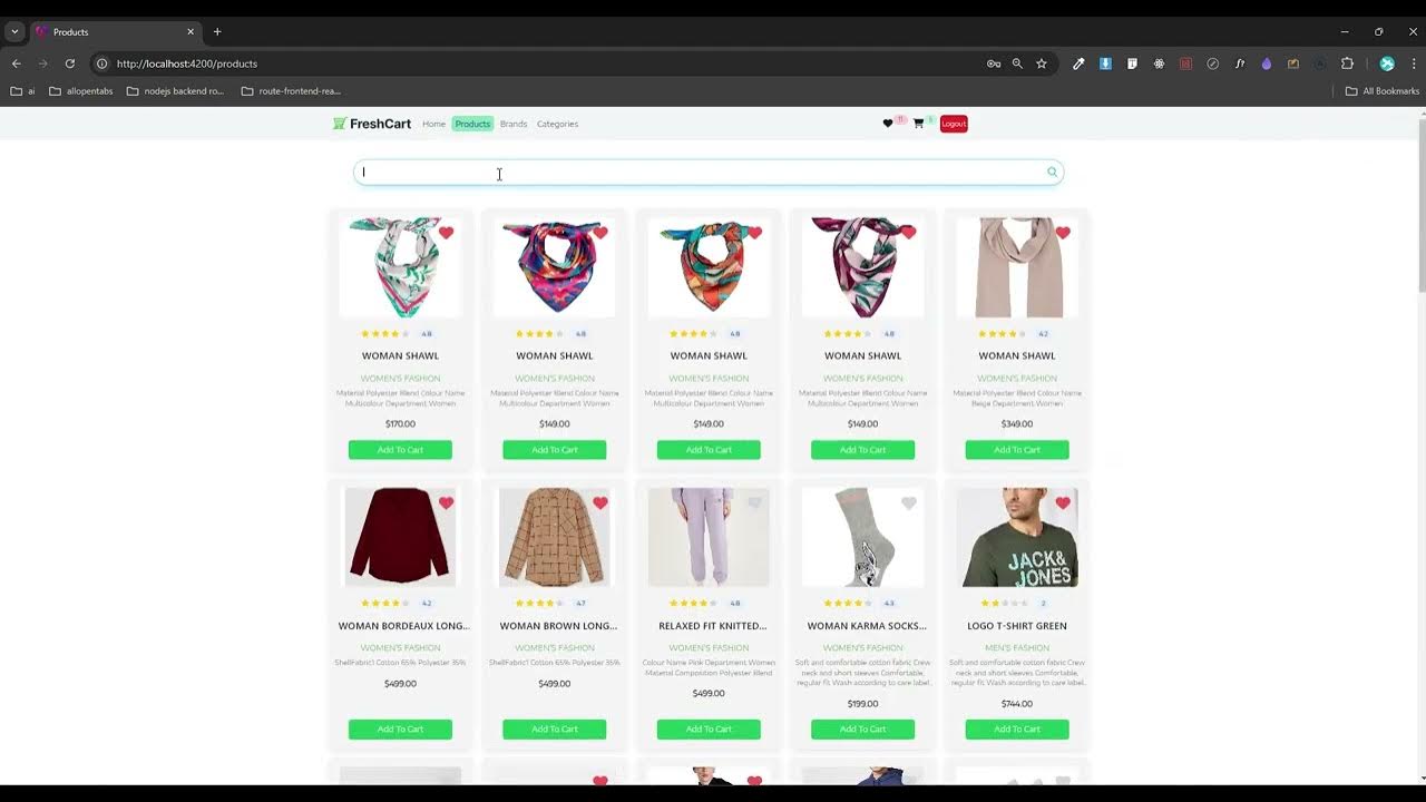 Full MARN Stack E-Commerce Project | Angular Frontend & Express.js Backend Demo - YouTube