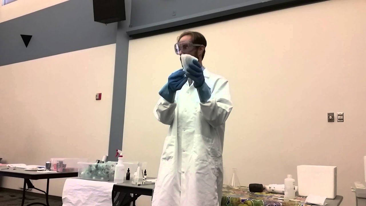 Science Demonstrations by Chemistry Professor Jake Ashcraft (Part 1 of ...