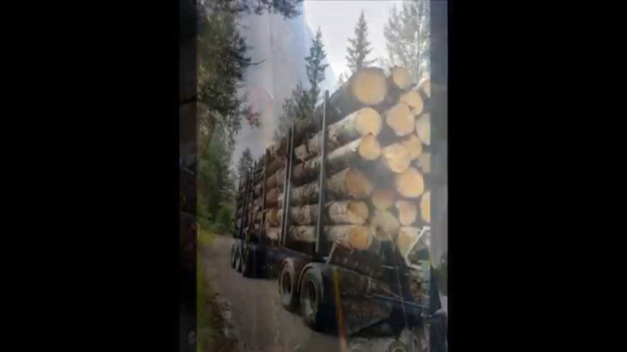 Volvo timber truck - Finland - YouTube