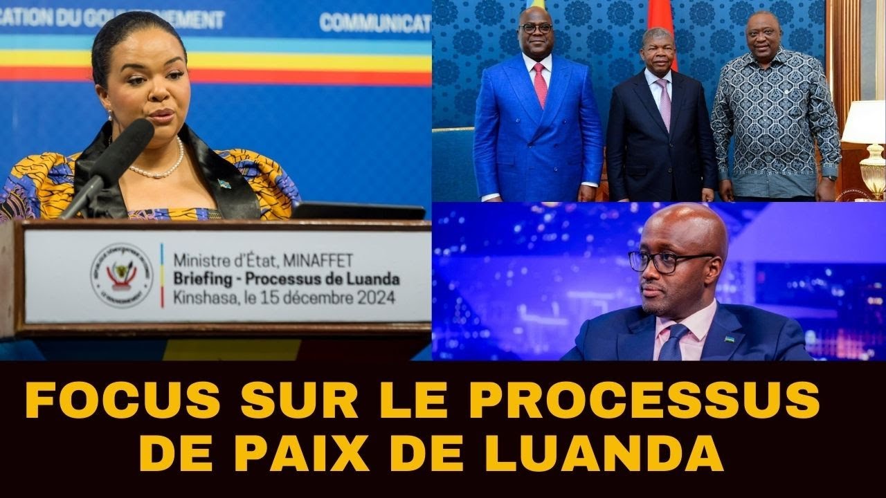 Briefing Presse - Focus sur le processus de paix de Luanda - YouTube