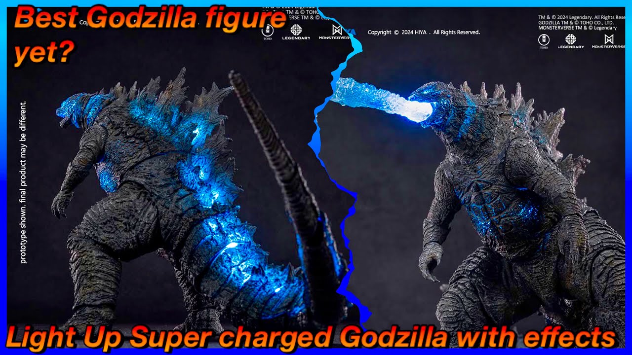 Hiya Toys has made the ultimate supercharge Light Up legendary Godzilla ...