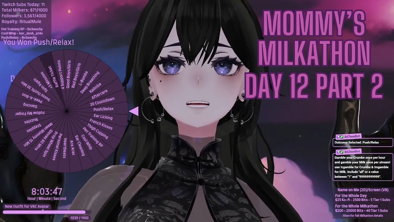〚3DIO Vtuber ASMR〛Might be the last day! Mommy's Milkathon Day 12 Part 2! | !thon !kofi !links ...