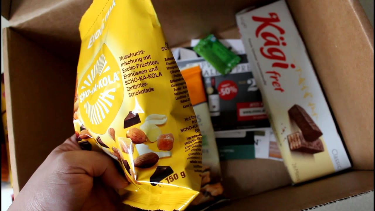 [Unboxing] MyCouchbox Mai - Snacks 2 go - YouTube