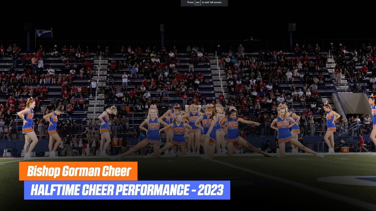 Bisho Gorman Cheer | Halftime Performance Football | 2023 - YouTube