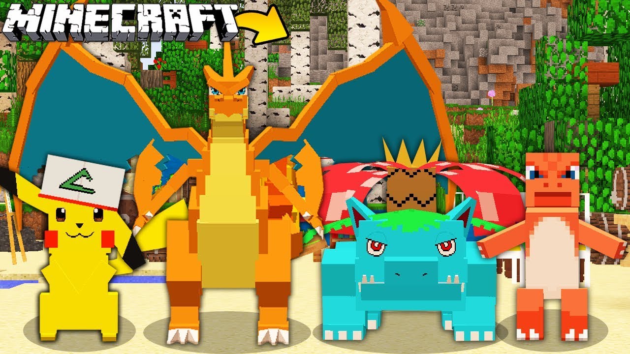 RODZINA POKEMON W MINECRAFT || MINECRAFT RODZINA - YouTube