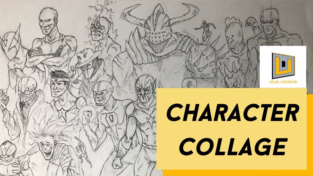DUO Comics - Character Collage - YouTube