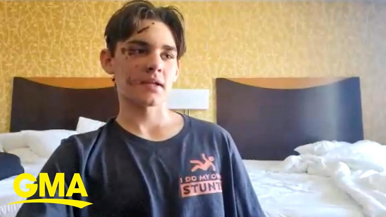 Teen details survival story after falling nearly 100 feet into Grand ...