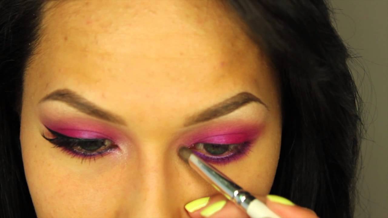 Spring/Summer 2014 inspired makeup look - ELECTRIC PALETTE - YouTube