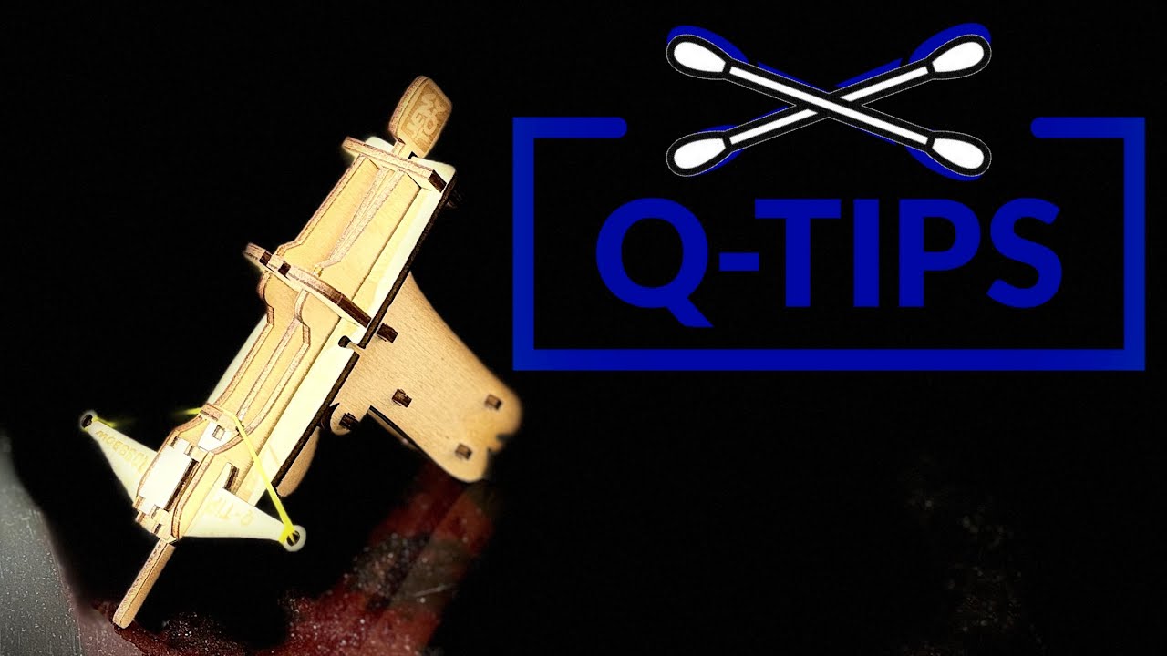 Make a Q-Tip Crossbow on the Longer Ray5 20w Diode Laser - YouTube