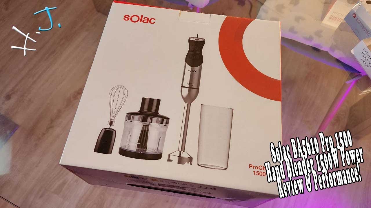 Solac BA5610 Pro 1500 Hand Blender | 1500W Power Review - YouTube