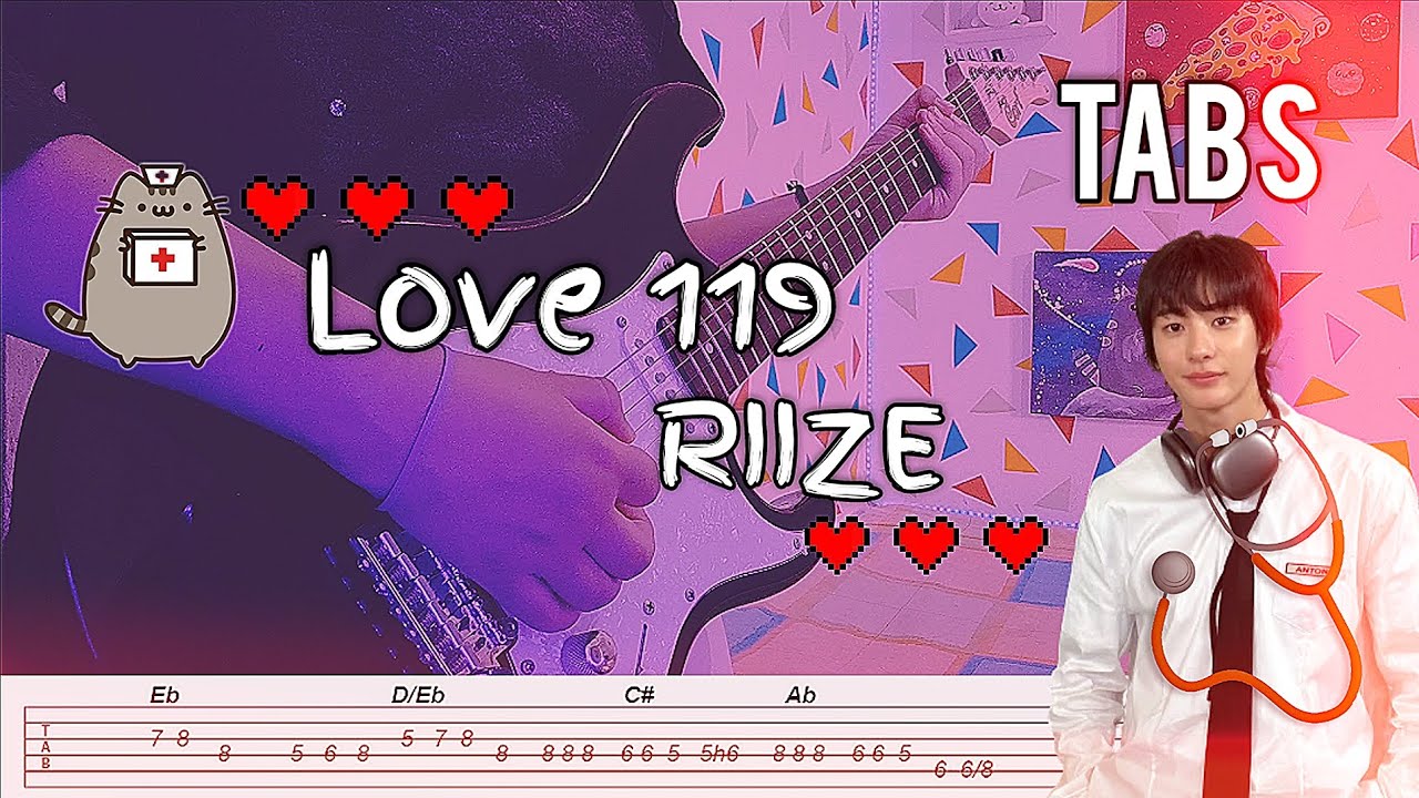 RIIZE 라이즈 'Love 119' (GUITAR TABS) - YouTube