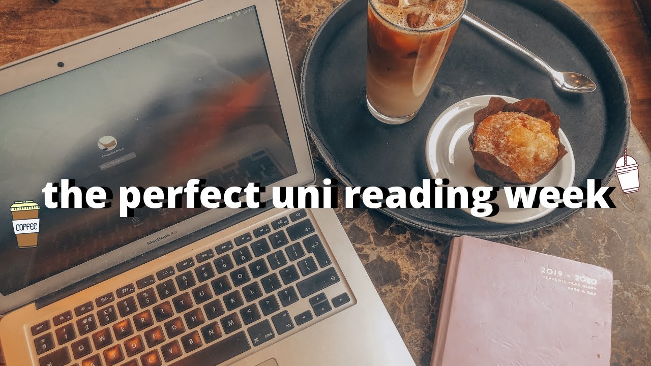 the perfect uni reading week | coffee shops, lashes + takeaways - YouTube