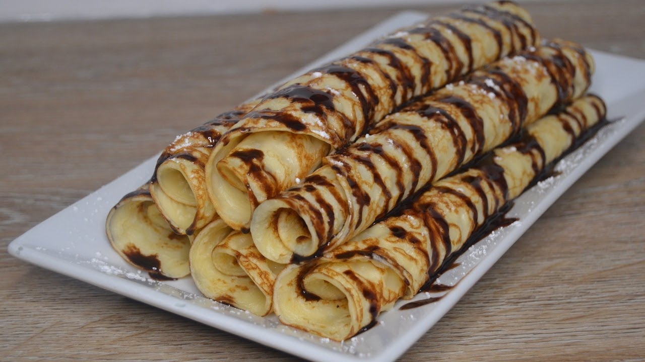 CREPES FRANCESES, RECETA FACIL y DELICIOSA - YouTube